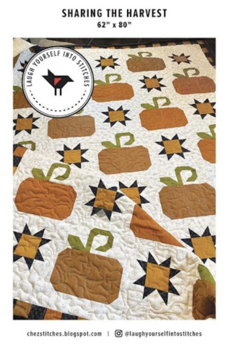 Sharing the Harvest Quilt Pattern by Laugh Yourself Into - Etsy
