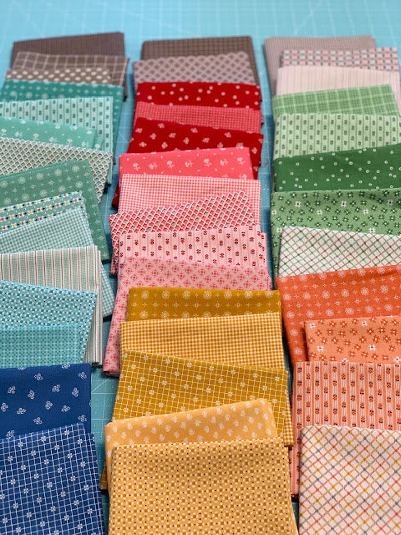 Prim Sew Along Quilt Kit Featuring Prim By Lori Holt For Riley Etsy
