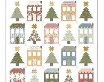 The Little Town Quilt Paper / Physical Pattern by Mjjenek - Etsy