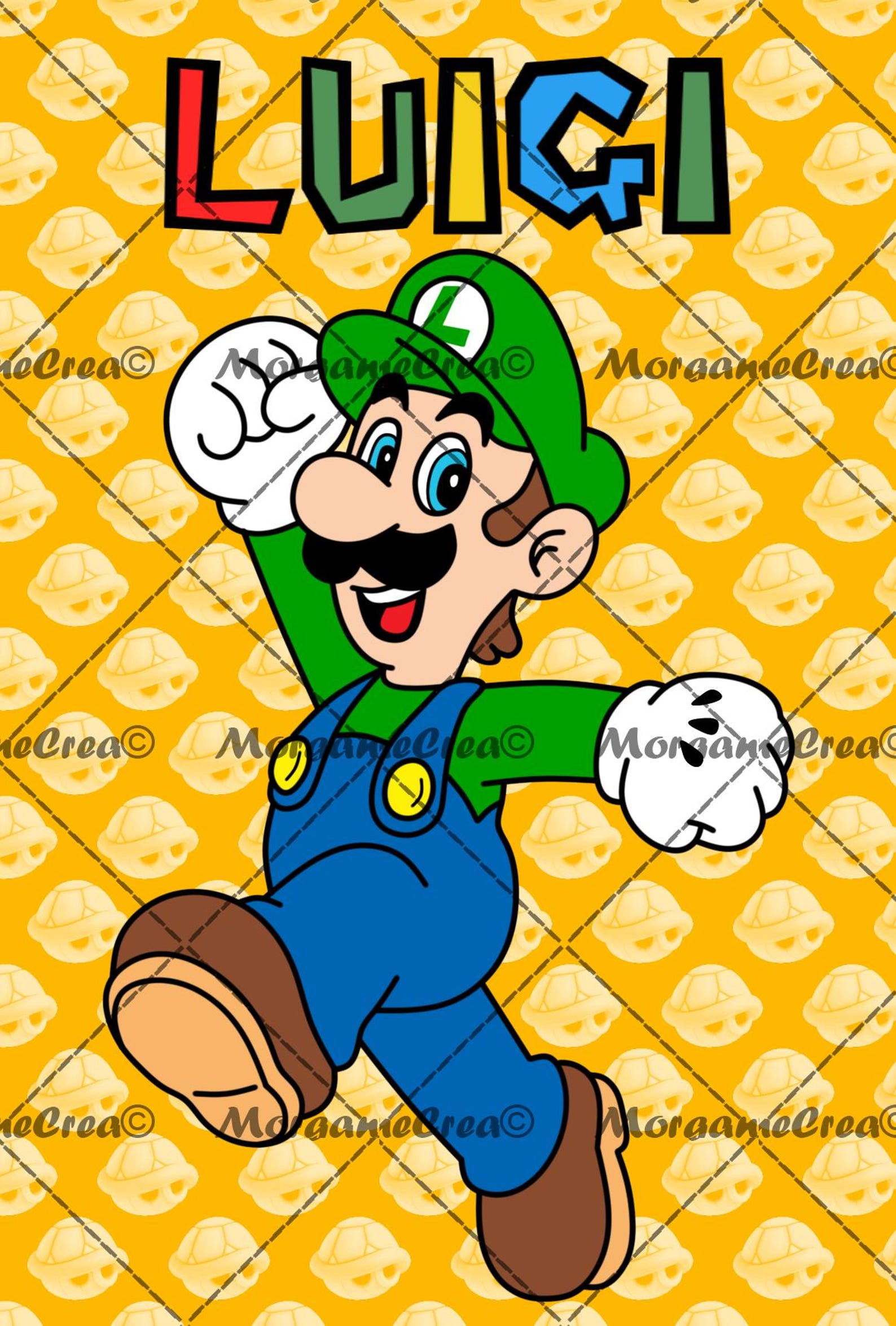 Luigi Customizable Poster - Etsy