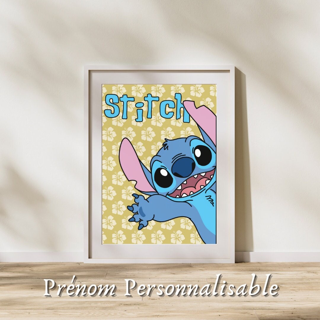 Customizable Stitch Poster - Etsy