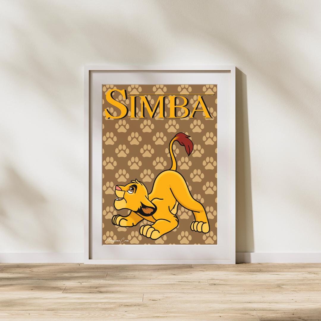 Simba Customizable Poster - Etsy