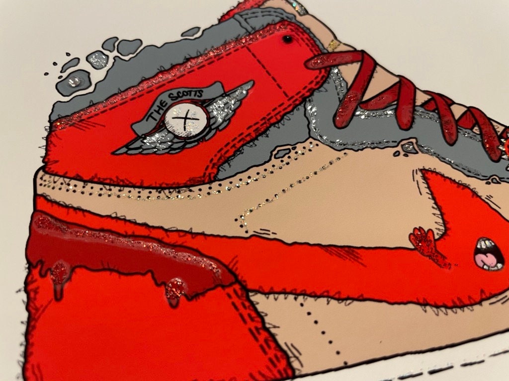 Air Scotts Serie 2 Air Jordan 1 Digital POP ART - Etsy.de