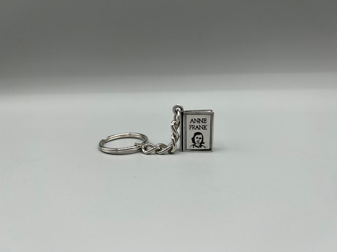 Anne Frank Book Keychain - Etsy