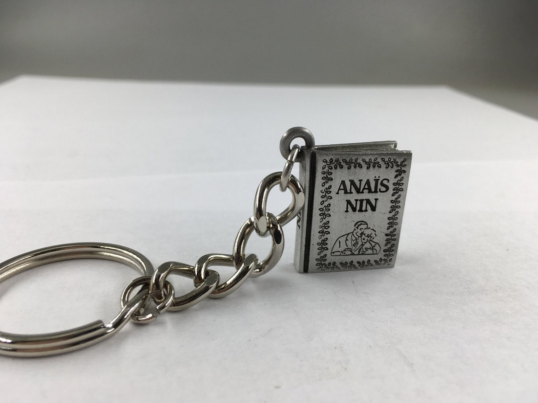 Anais Nin Book Keychain - Etsy