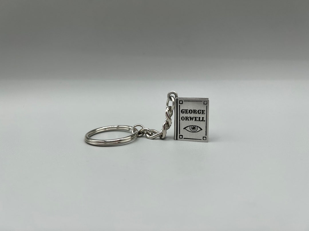 George Orwell Book Keychain - Etsy