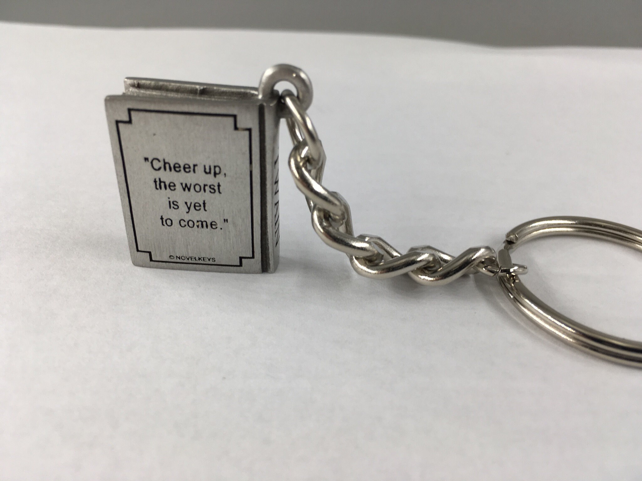 Mark Twain Book Key Chain - Etsy