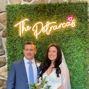 Custom Wedding Neon Sign | LED Neon Sign, Wedding Decor, Wedding ...