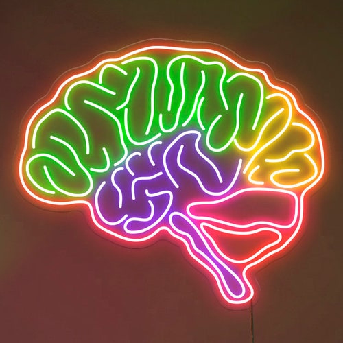 Galaxy Brain LED Neon Sign Wall Decor Wall Sign Neon - Etsy