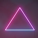 Triangle LED Neon Sign Wall Decor Wall Sign Neon Lights | Etsy