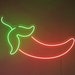 Chilli LED Neon Sign, Wall Decor, Wall Sign, Neon Lights - Etsy