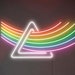 Rainbow in Triangle LED Neon Sign Marijuana Sign Wall - Etsy