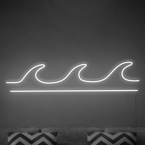 Wave Neon Sign - Etsy