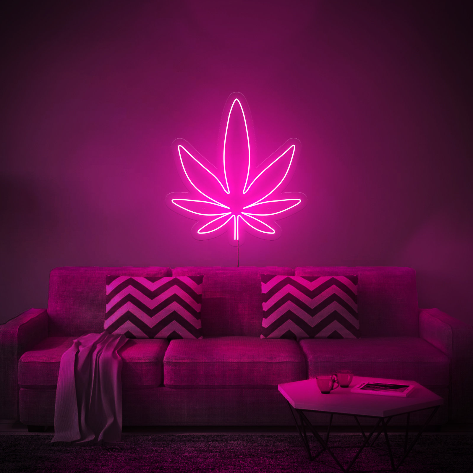 Cannabis LED Neon Sign Marijuana Sign Wall Decor Wall | Etsy