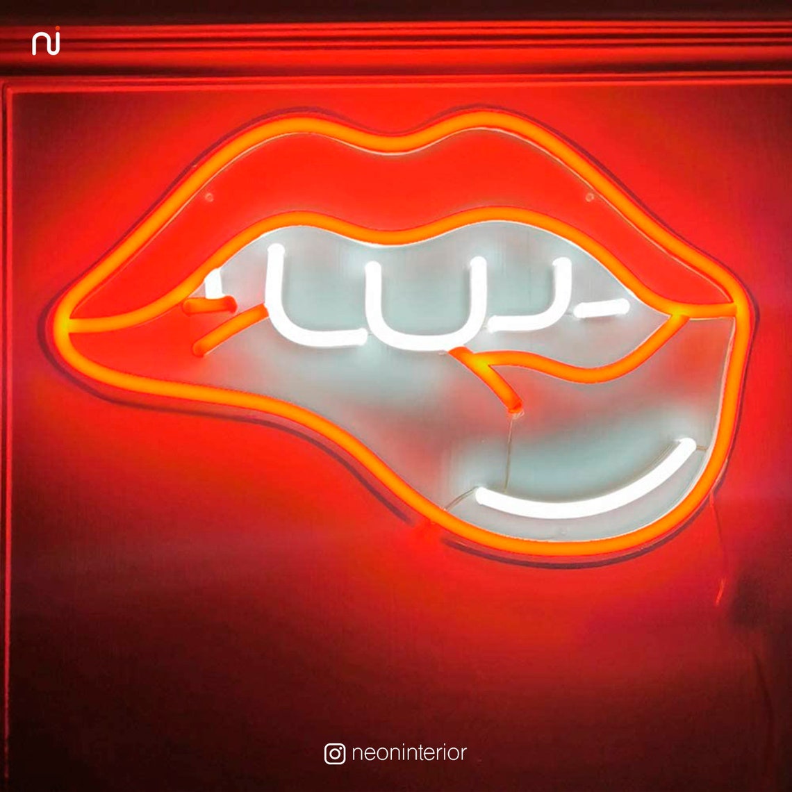 Sexy Lips Led Neon Sign Wall Decor Wall Sign Neon Lights Etsy Uk