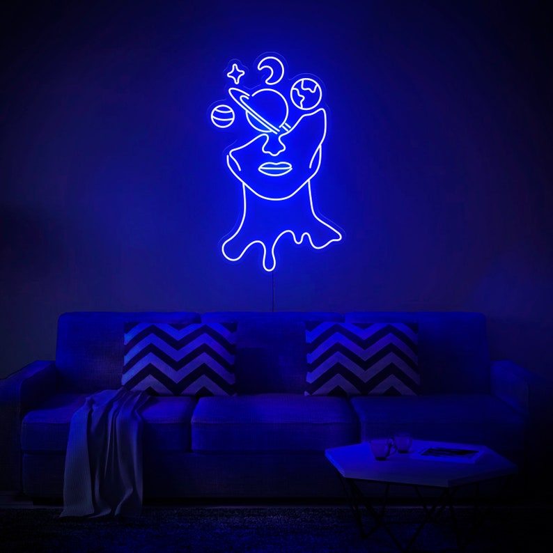 Galaxy Brain LED Neon Sign Wall Decor Wall Sign Neon - Etsy