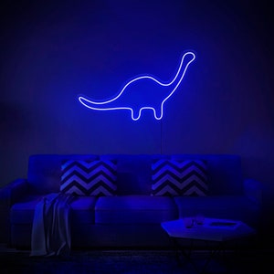 Dino LED Neon Sign, Wall Decor, Wall Sign, Neon Lights - Etsy