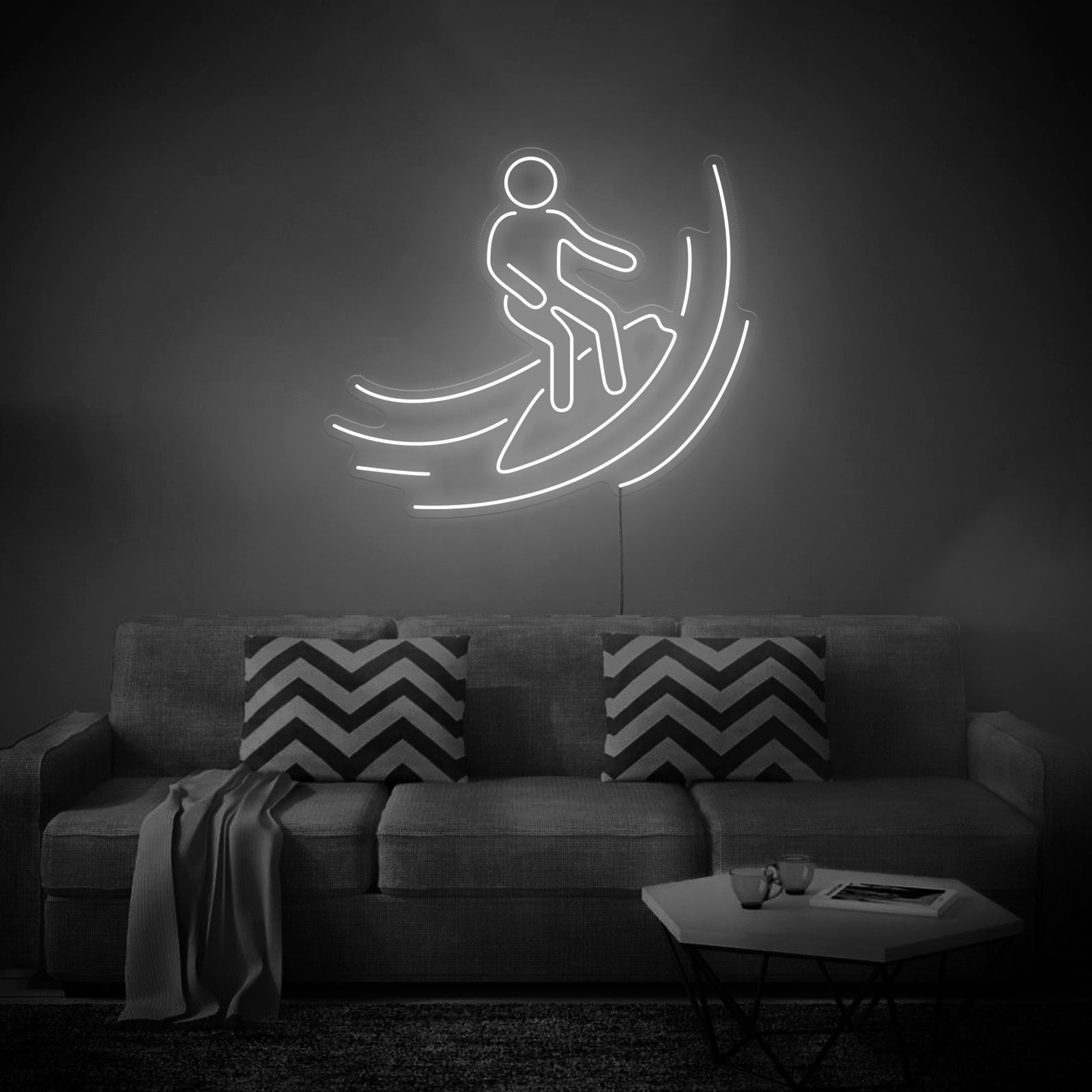 Surfer - LED Neon Sign, Wall Decor, Wall Sign, Neon Lights - Etsy