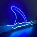 Shark Fin LED Neon Sign Wall Decor Wall Sign Neon Lights - Etsy