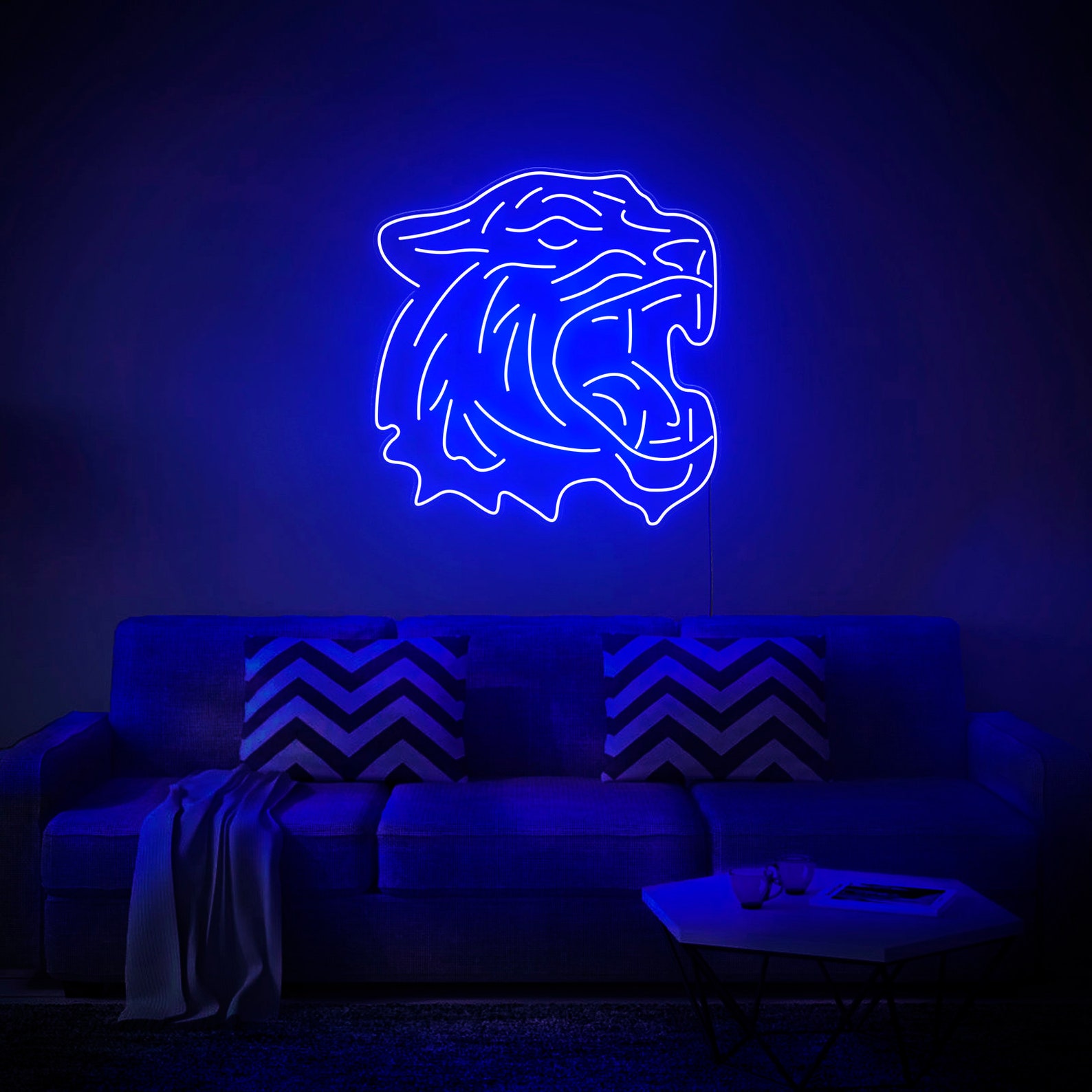 Tiger Head LED Neon Sign Wall Decor Wall Sign Neon | Etsy