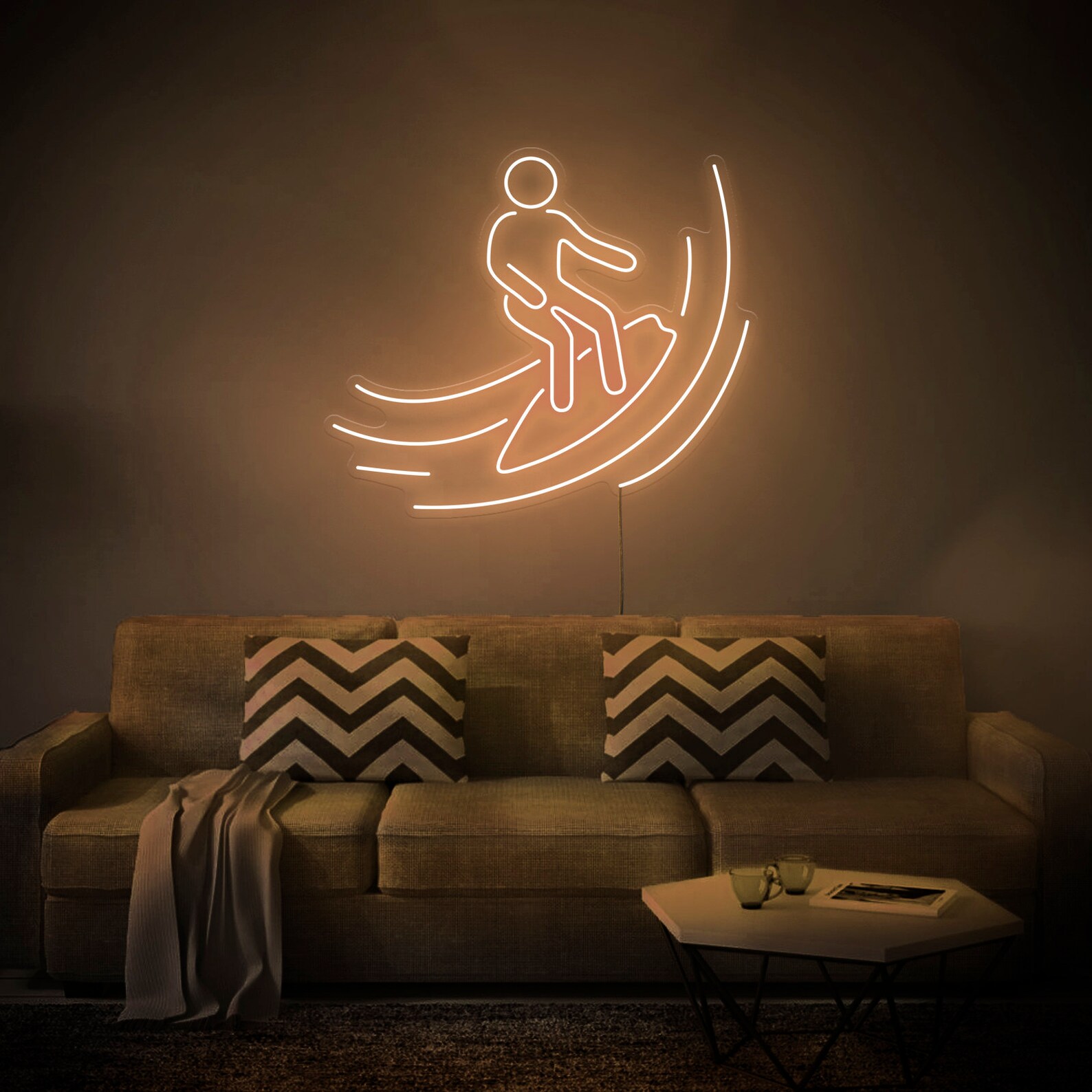 Surfer - LED Neon Sign, Wall Decor, Wall Sign, Neon Lights - Etsy