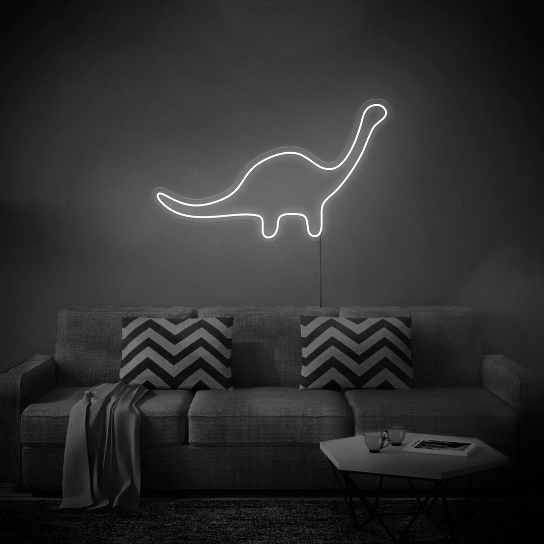Dino LED Neon Sign, Wall Decor, Wall Sign, Neon Lights - Etsy