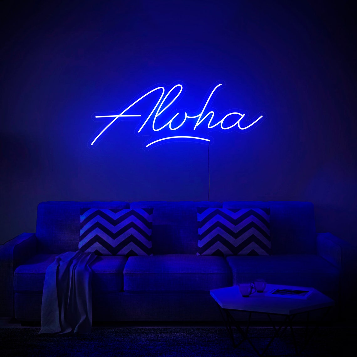 Aloha LED Neon Sign Wall Decor Wall Sign Neon Lights | Etsy