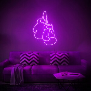 Boxing Gloves LED Neon Sign, Wall Decor, Wall Sign, Neon Lights - Etsy