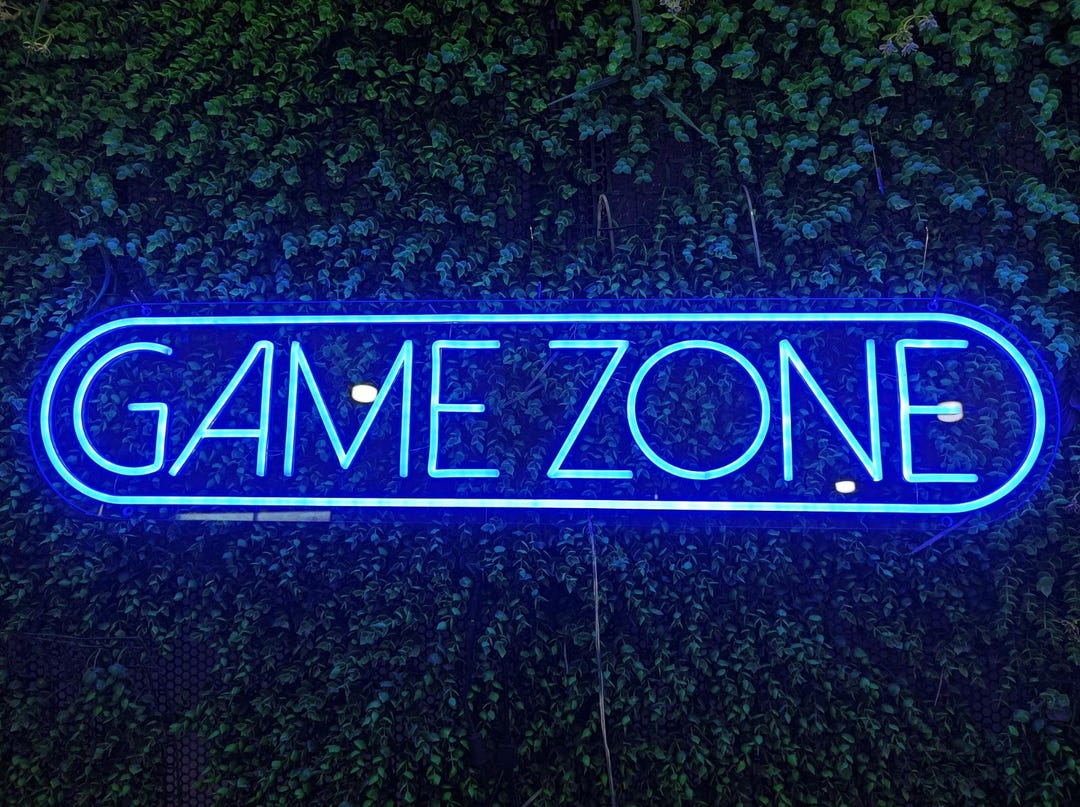 Game Zone - LED Neon Sign, Wall Decor, Wall Sign, Neon Lights - Etsy