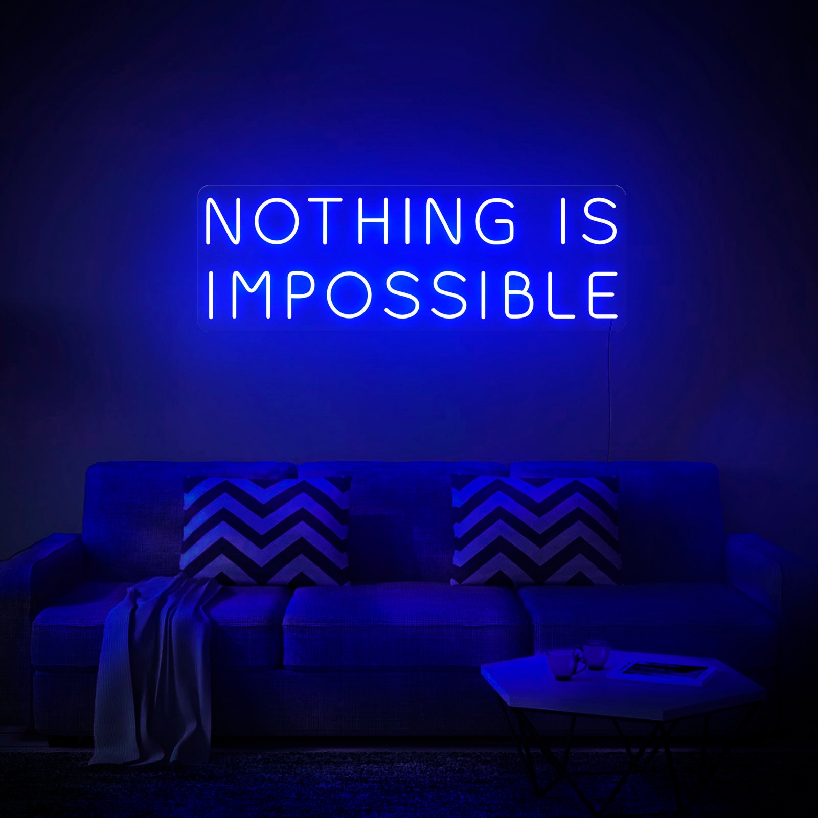 Nothing is Impossible - LED Neon Sign, Wall Decor, Wall Sign, Neon ...