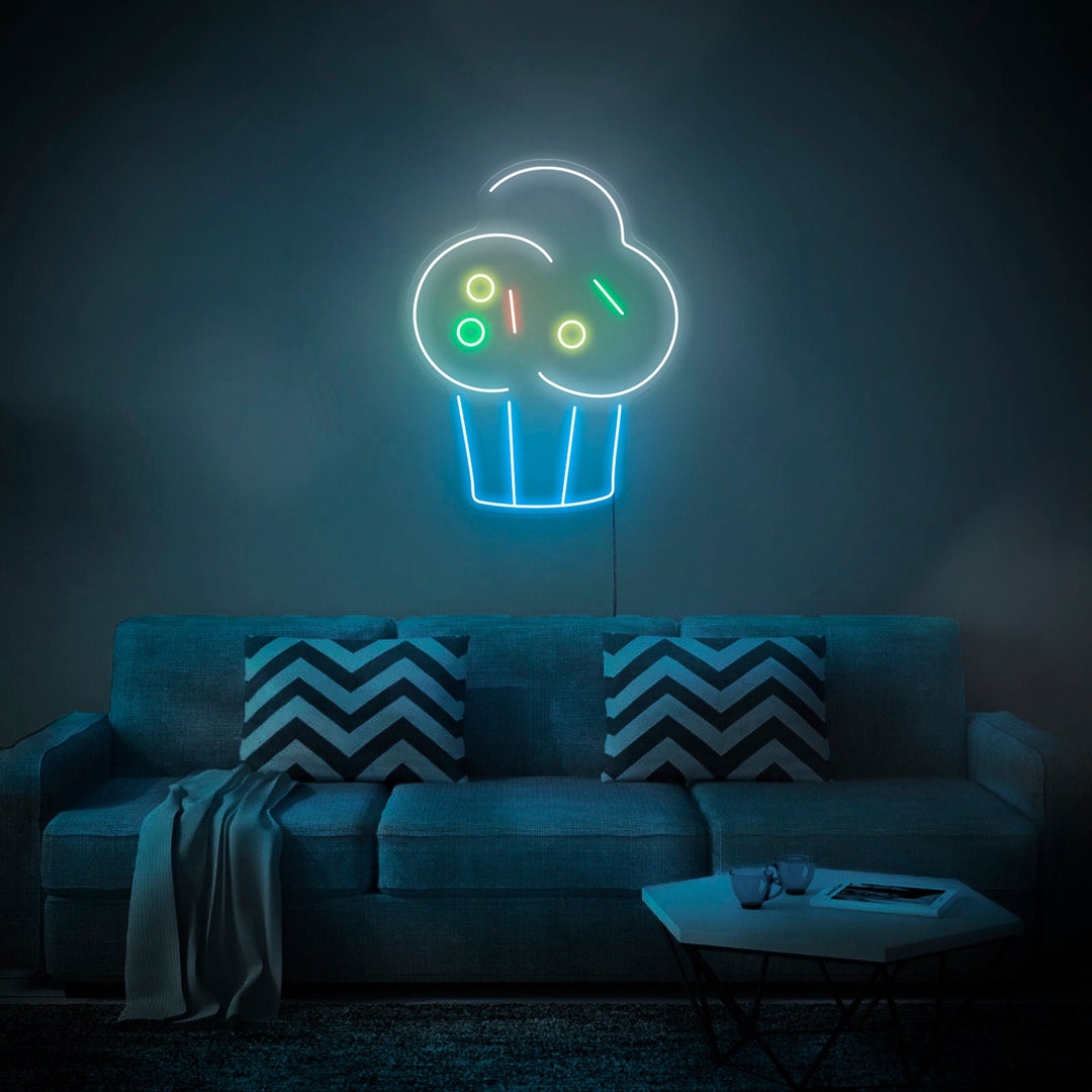 Muffin LED Neon Sign, Wall Decor, Wall Sign, Neon Lights - Etsy