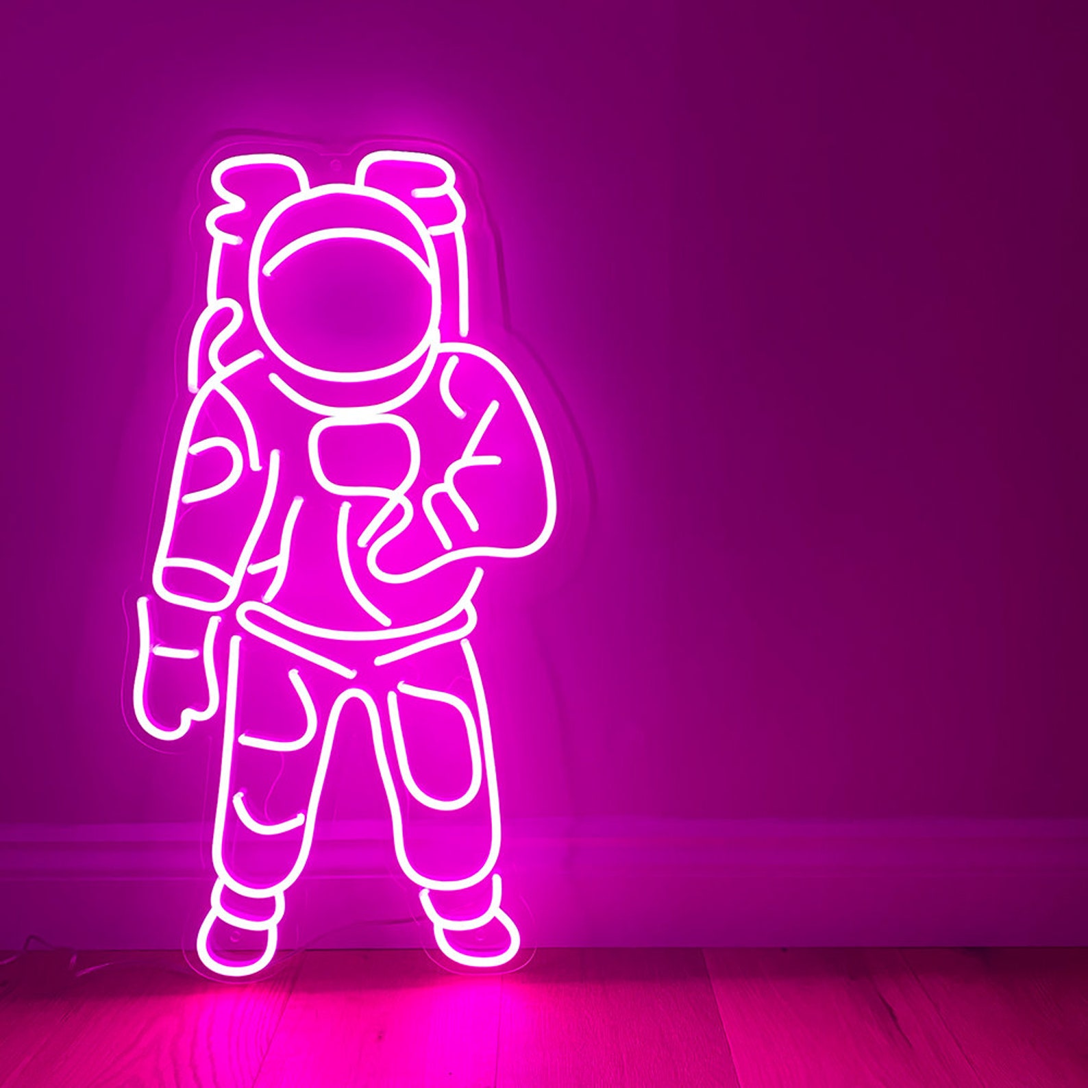 Astronaut Custom Neon Sign LED ART For Home Neon Wall | Etsy