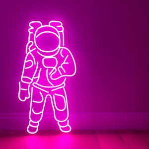 Astronaut - Custom Neon Sign LED ART for Home, Neon Wall Signs, Home ...