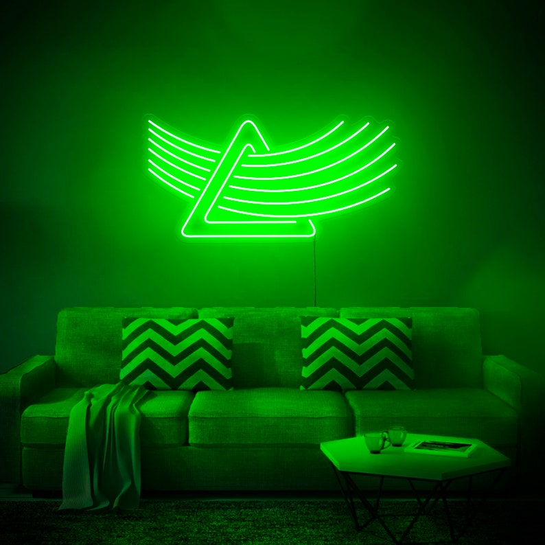 Rainbow in Triangle LED Neon Sign Marijuana Sign Wall | Etsy