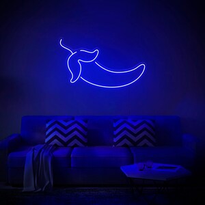 Chilli - LED Neon Sign, Wall Decor, Wall Sign, Neon Lights - Etsy