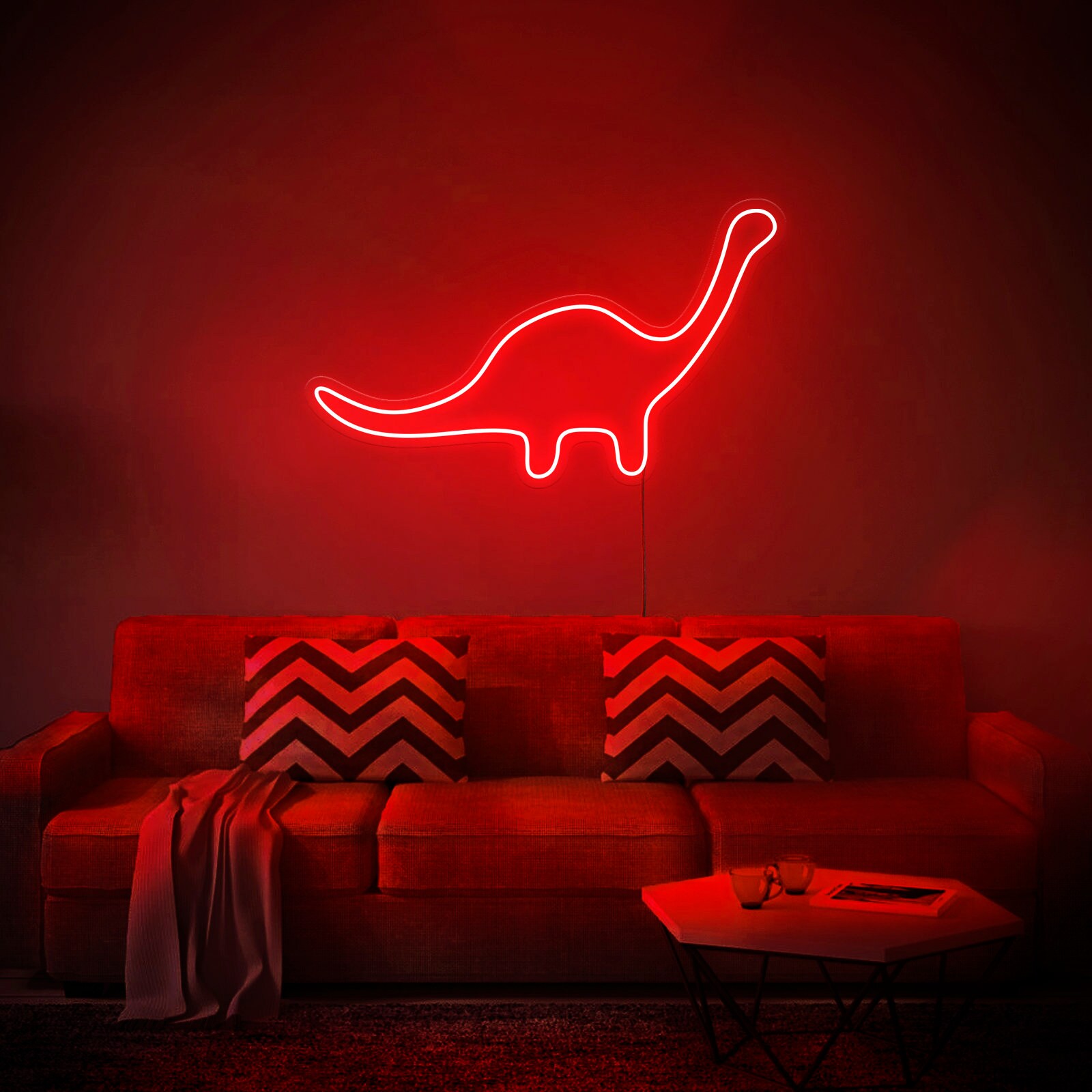 Dino LED Neon Sign Wall Decor Wall Sign Neon Lights - Etsy UK