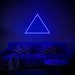 Triangle LED Neon Sign, Wall Decor, Wall Sign, Neon Lights, Christmas ...