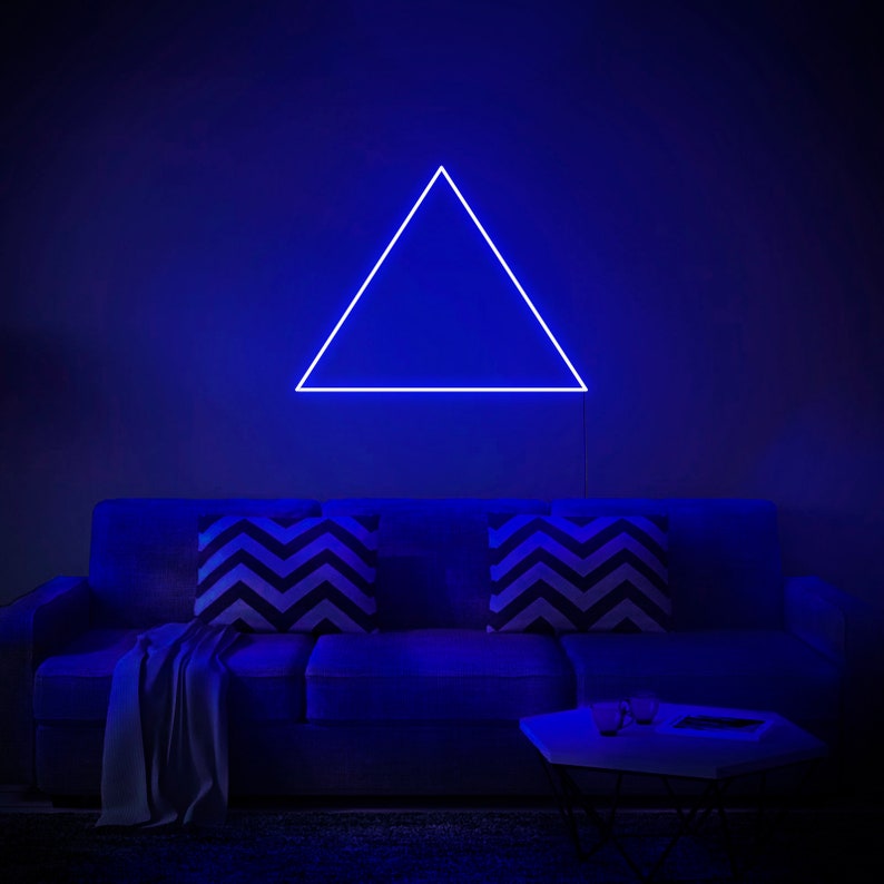 Triangle LED Neon Sign Wall Decor Wall Sign Neon Lights | Etsy Triangle LED Neon Sign Wall Decor Wall Sign Neon Lights | Etsy