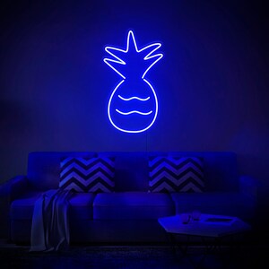 Pineapple - LED Neon Sign, Wall Decor, Wall Sign, Neon Lights - Etsy