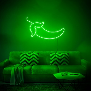 Chilli - LED Neon Sign, Wall Decor, Wall Sign, Neon Lights - Etsy