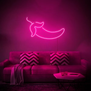 Chilli - LED Neon Sign, Wall Decor, Wall Sign, Neon Lights - Etsy