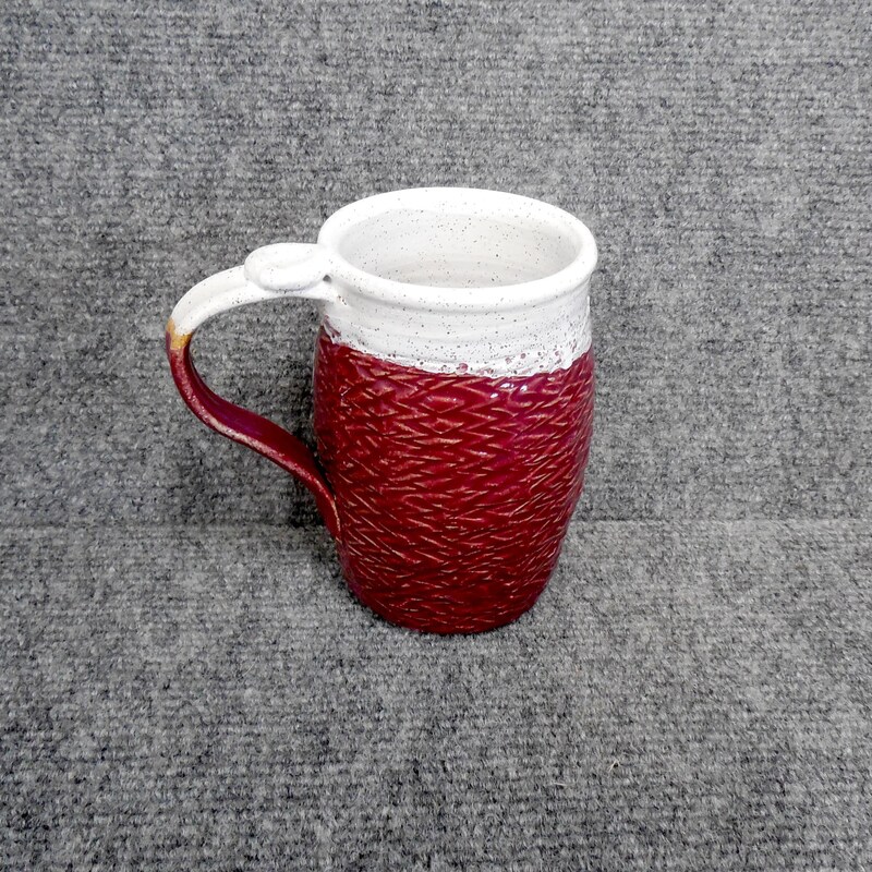 Red White Pottery - Etsy