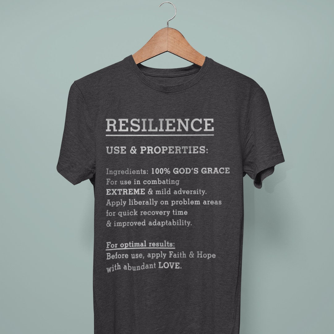 Resilience- (unisex) Christian Apparel, Religious T-shirt ...