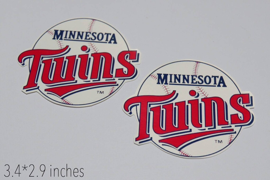 2 Pcs. MINNESOTA TWINS Vinyl Decal Sticker | Etsy