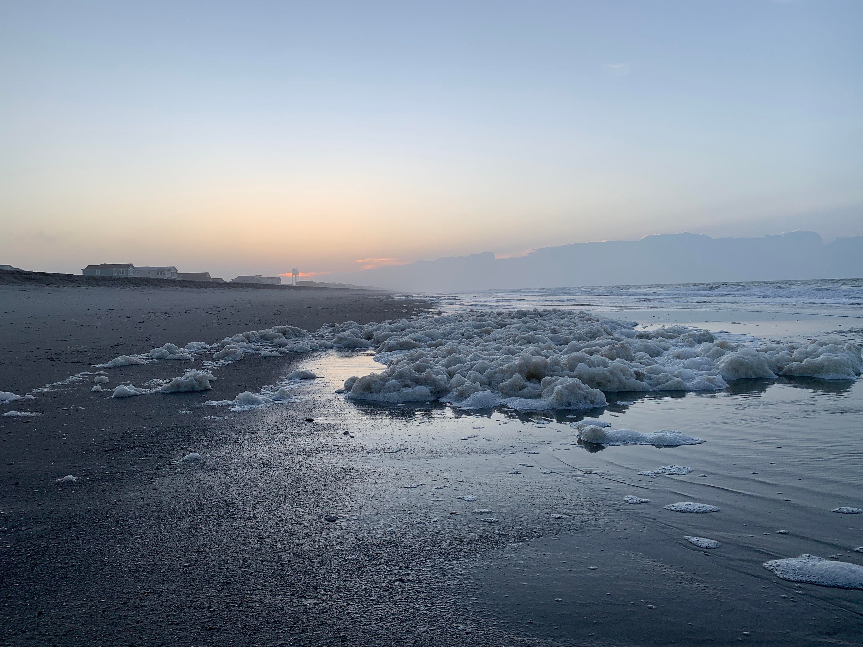 Sea Foam on Beach Photo - Etsy