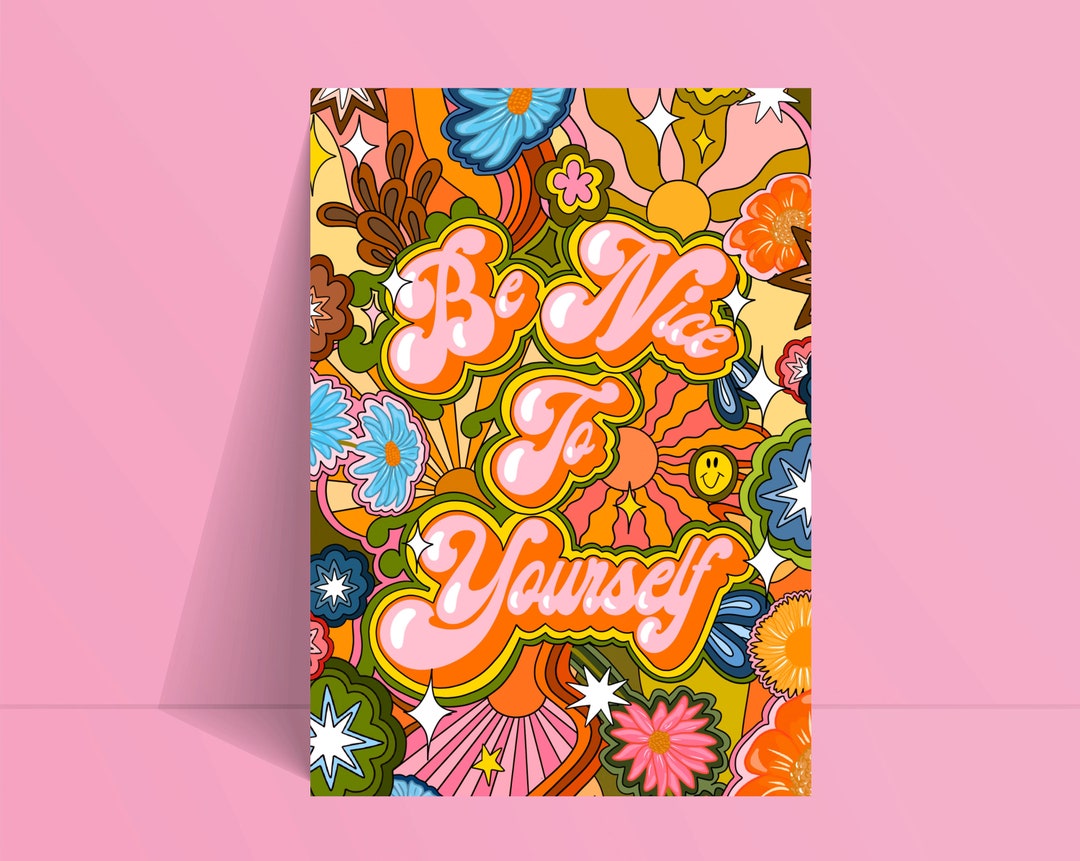 Be Nice to Yourself Print - Etsy