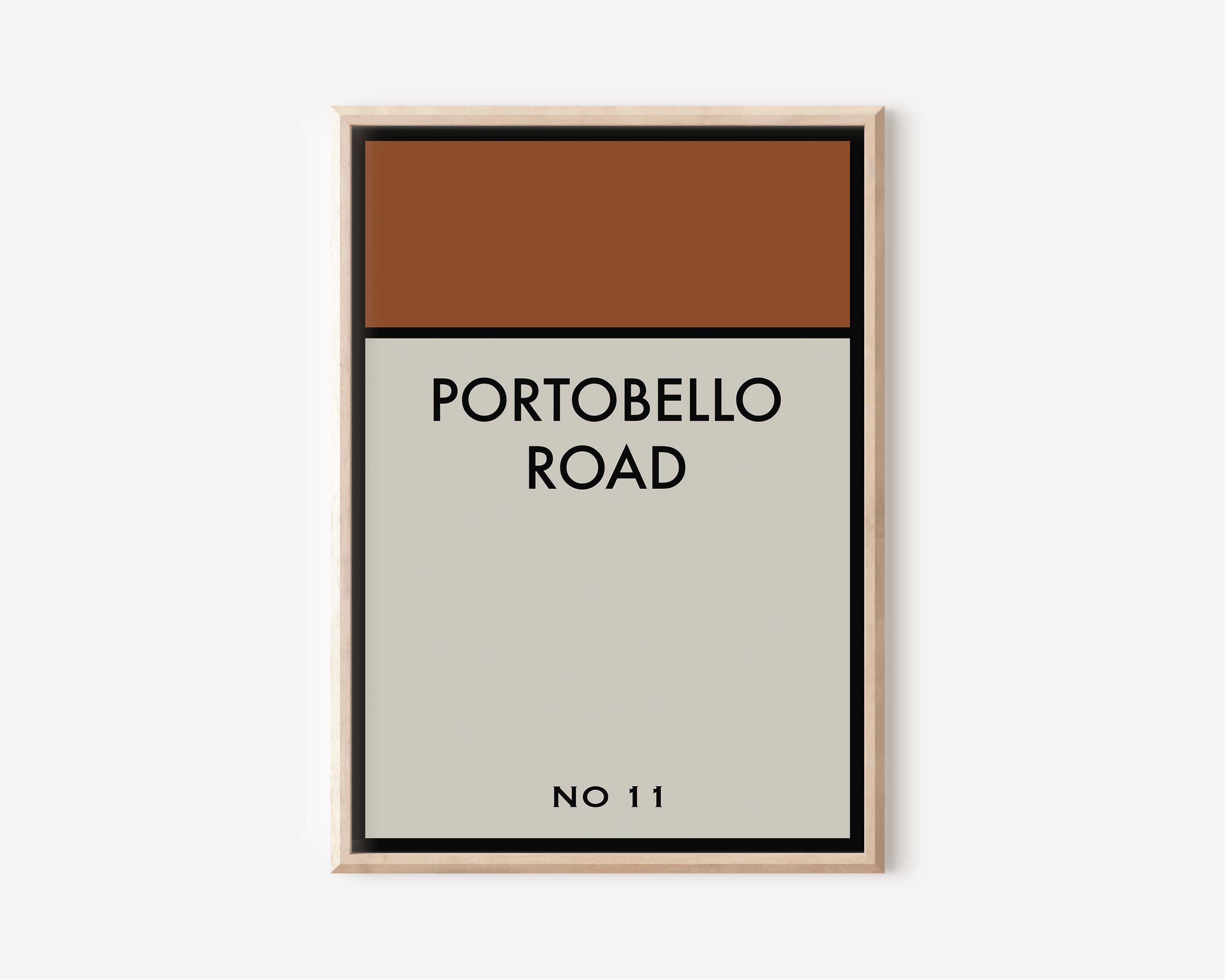 Custom Monopoly Street Name Print, Home Decor, Wall Art, Printable, A1 ...