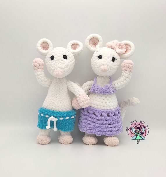 crochet velour mouse Toys & Games Stuffed Animals & Plushies etna.com.pe