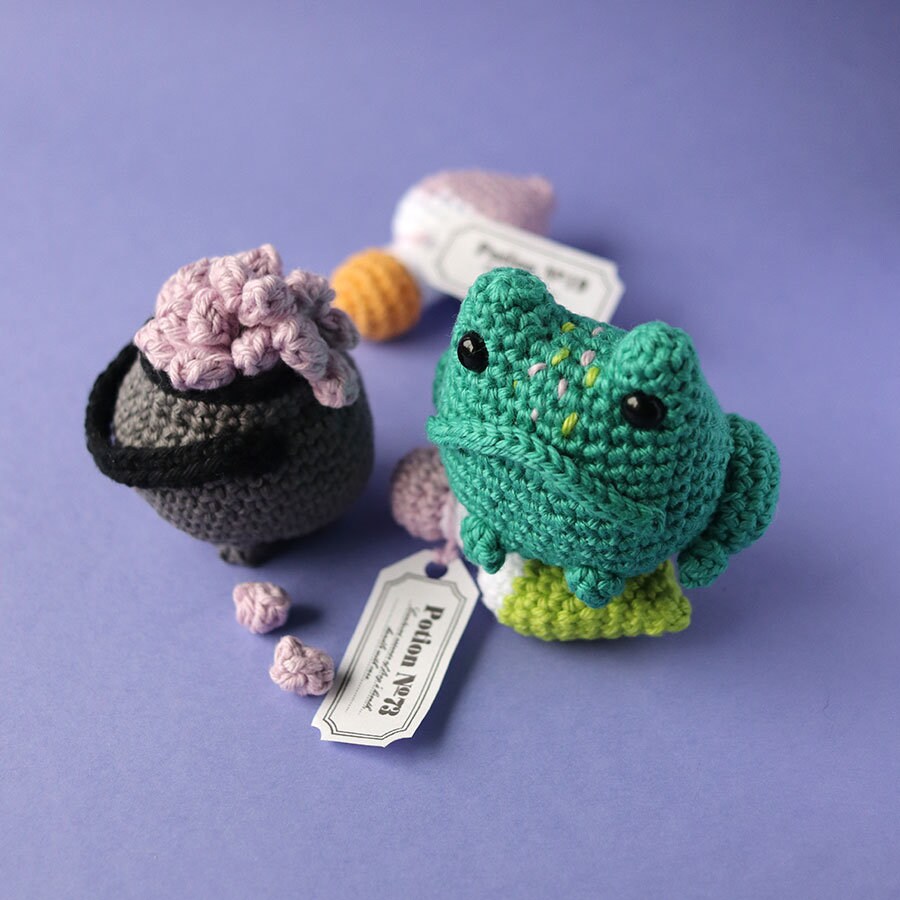 Professor Toad Bundle - Amigurumi School of Magic Ebook PDF - Etsy