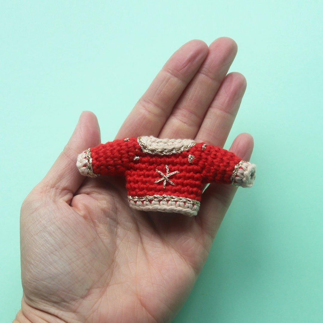 Mini Christmas Jumper Decor - PDF Amigurumi Patterns - Etsy